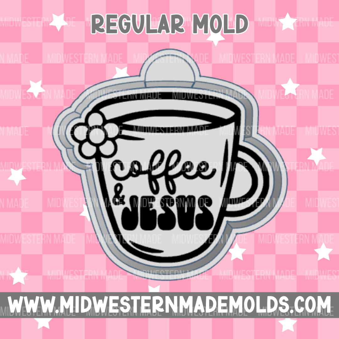 Coffee & Jesus Freshie Mold – Midwestern Made Molds & More