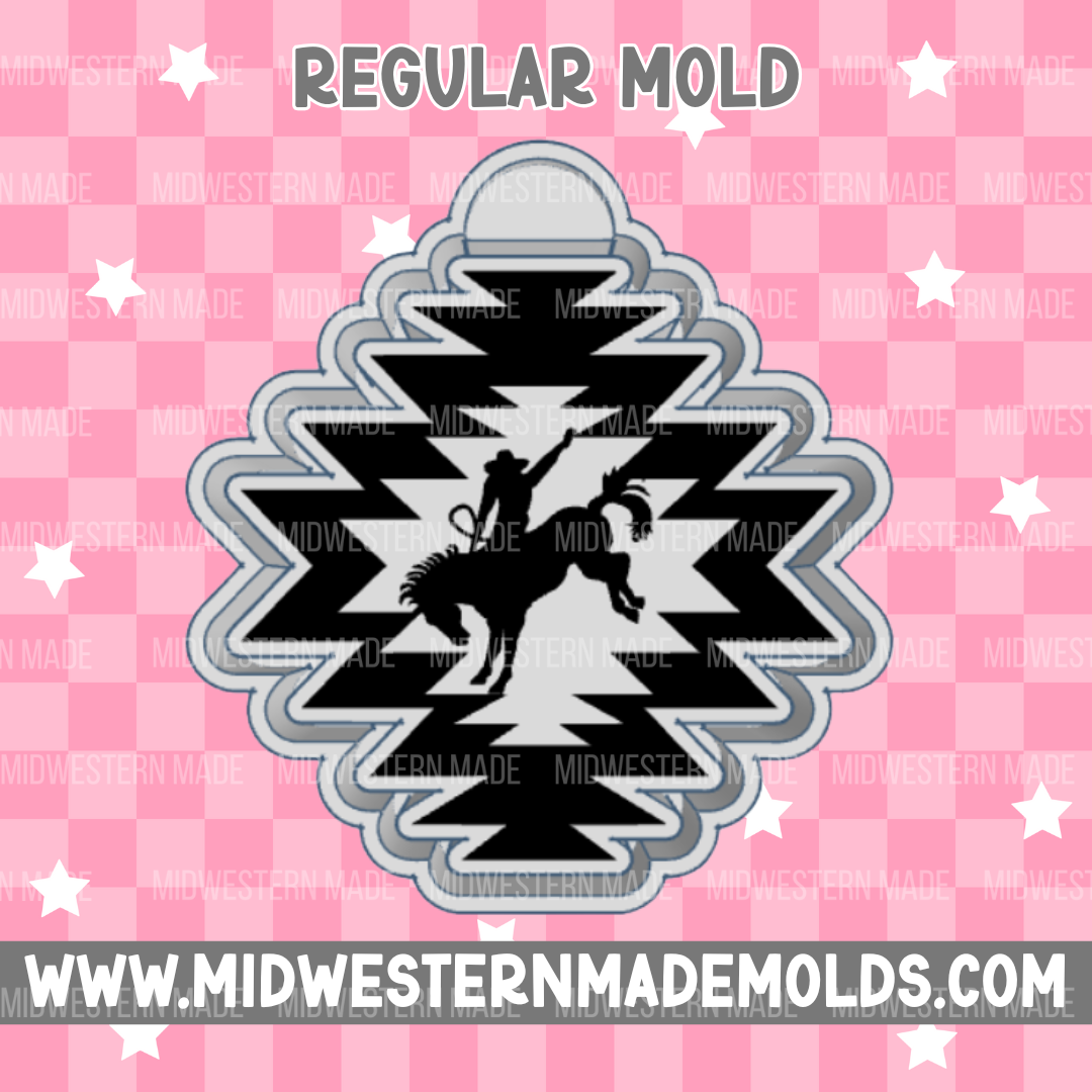 Aztec Cowboy Freshie Mold – Midwestern Made Molds & More