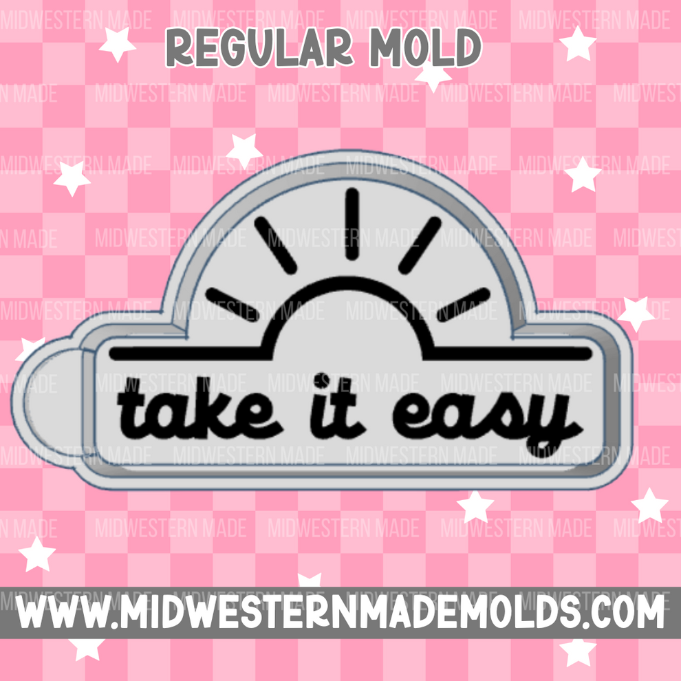 Take It Easy Freshie Mold – Midwestern Made Molds & More
